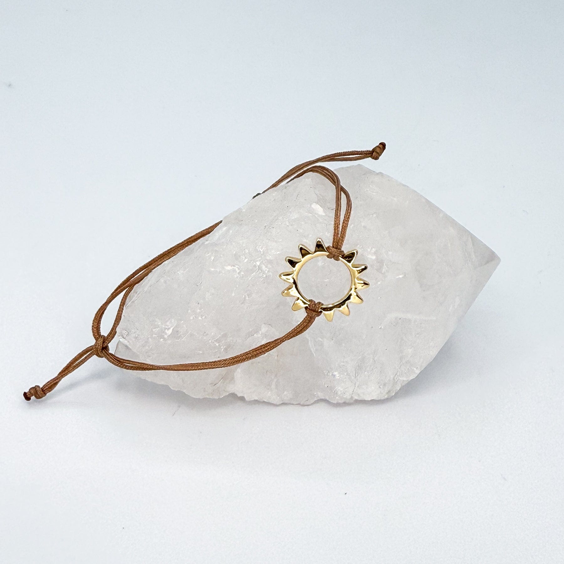 Sol Bracelet with Gold Sun Charm - MaeMae Jewelry