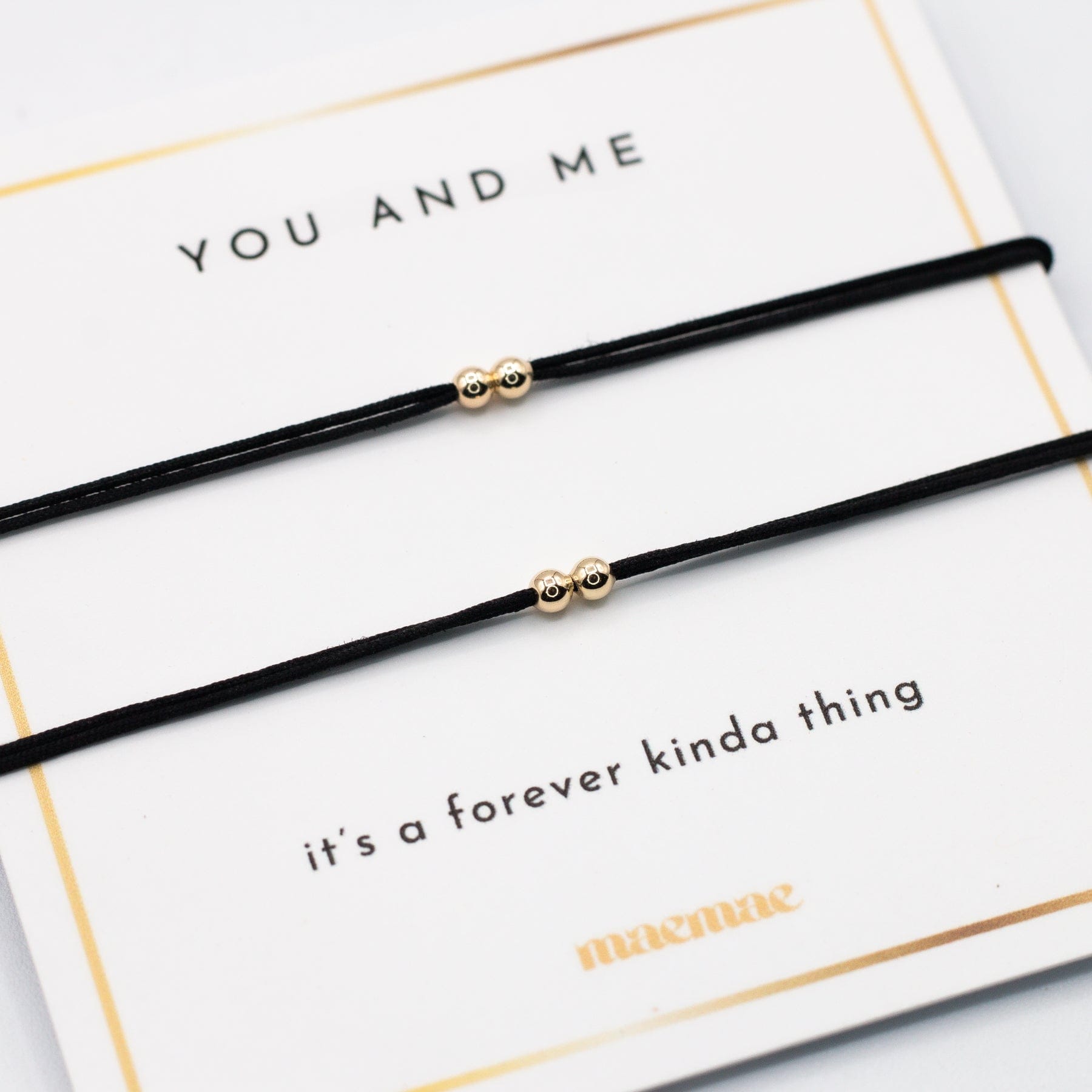 You and Me Silk String Bracelet Set - MaeMae Jewelry