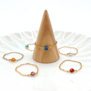 Mae Mae Jewelry | Dainty Chain & Stacking Band Rings