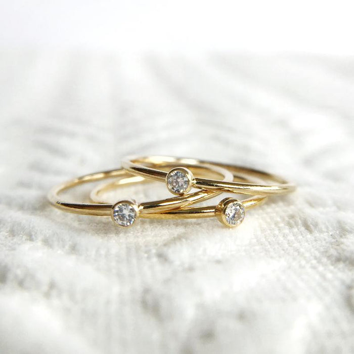 Mae Mae Jewelry | Dainty Chain & Stacking Band Rings